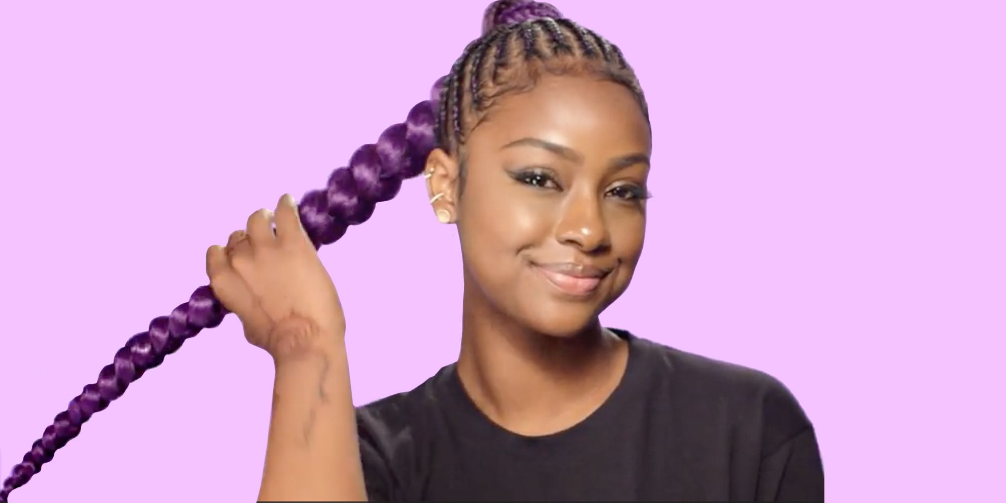 Elegant Box Braids With Shaved Sides Hairstyles - Marseille Hairstyle